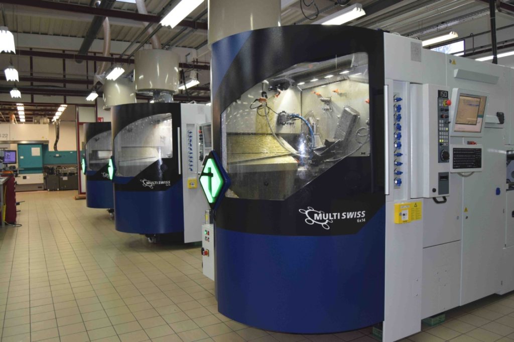 Joseph Martin machine park, machining, control, tribofinishing