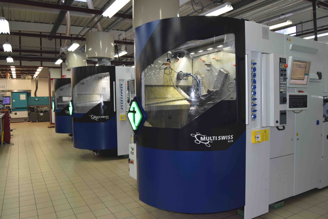 Joseph Martin machine park, machining, control, tribofinishing